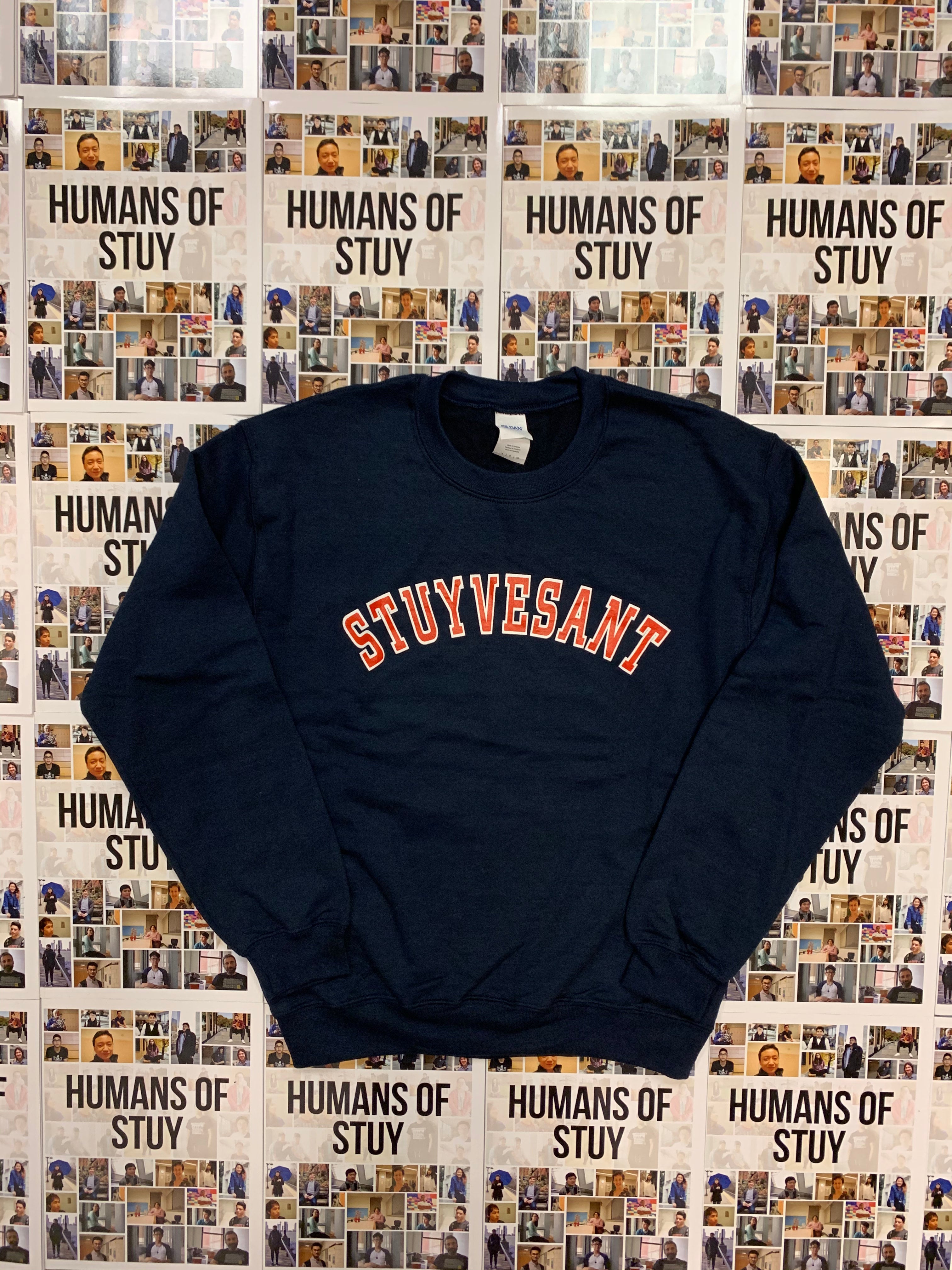 Crewneck - Stuyvesant - Navy with Red Lettering | Stuyvesant School Store